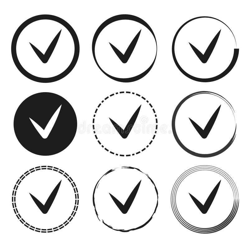 Check Mark Sign. Vector Illustration. EPS 10 Stock Vector ...