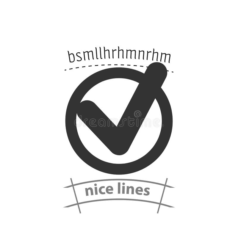 Check Mark Simple Icon. Check Mark Isolated Icon Stock Vector ...