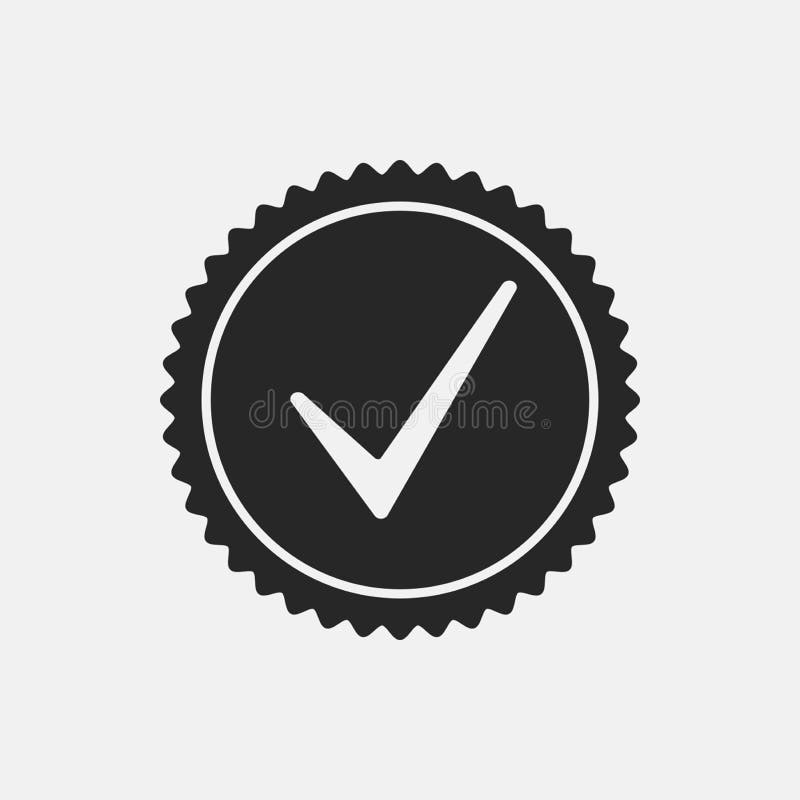 Check Mark Stamp stock vector. Illustration of approve - 79390624