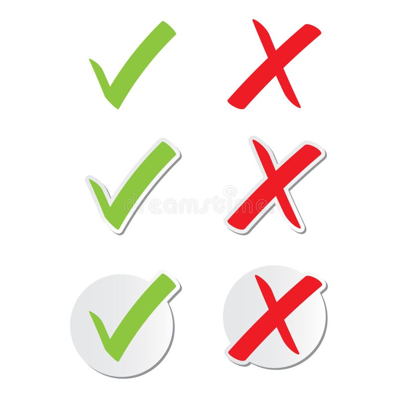 Right Wrong Stickers Stock Illustrations – 94 Right Wrong Stickers ...