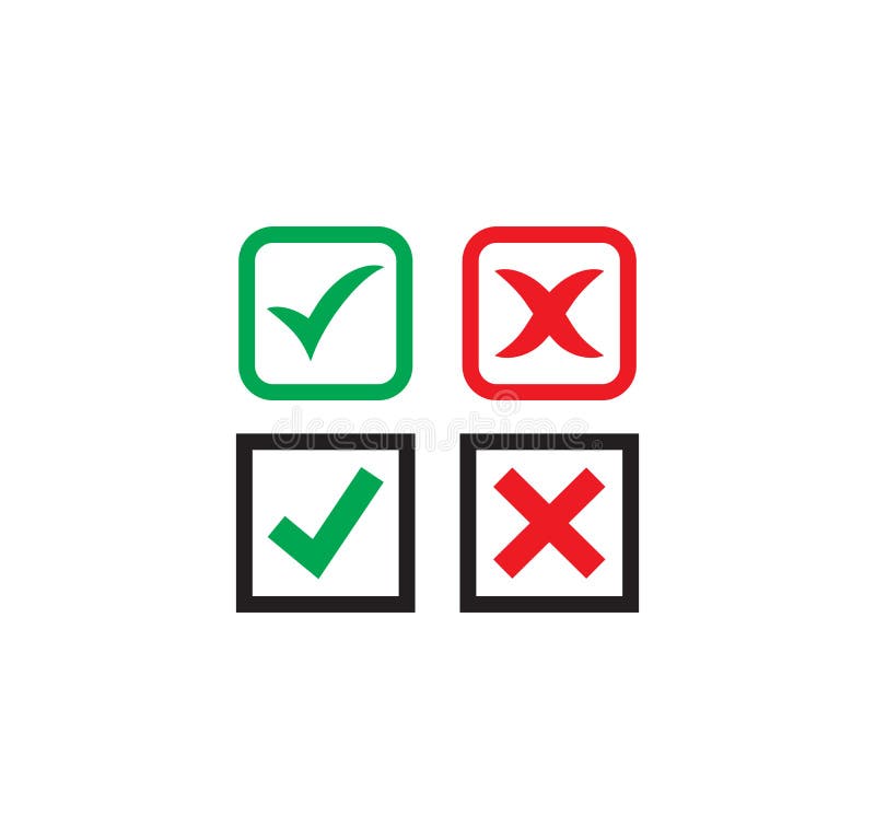 Check mark stickers stock illustration. Illustration of stick - 210463025