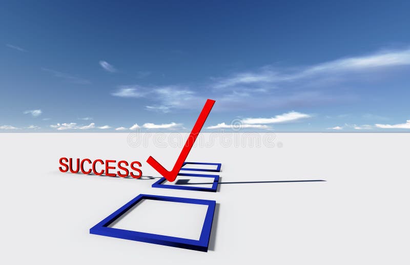 Check Mark for success stock illustration. Illustration of application ...