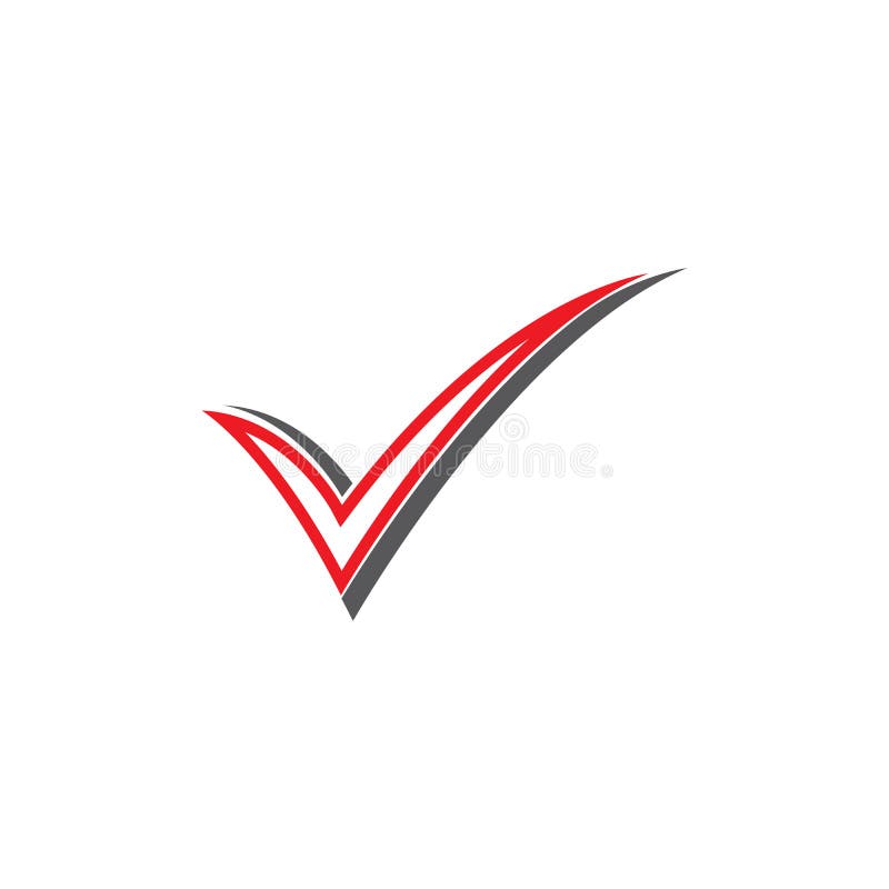 Check Mark Symbol and Logo Icon Stock Vector - Illustration of symbol ...