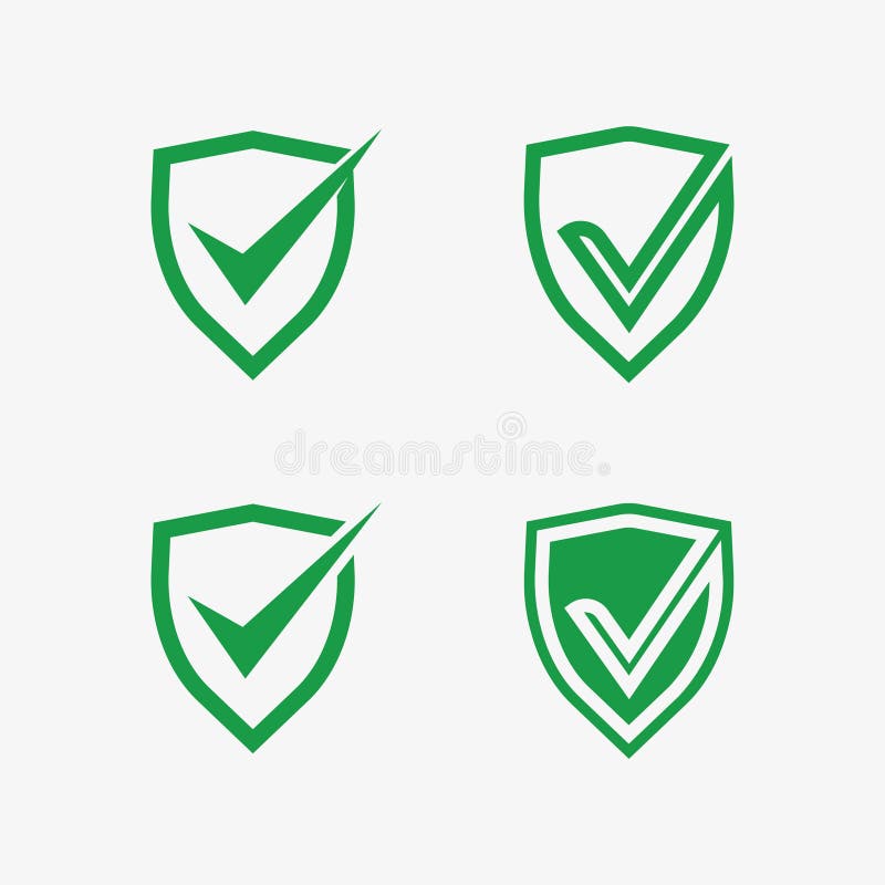 Check Mark Symbol and Logo Icon Stock Illustration - Illustration of ...