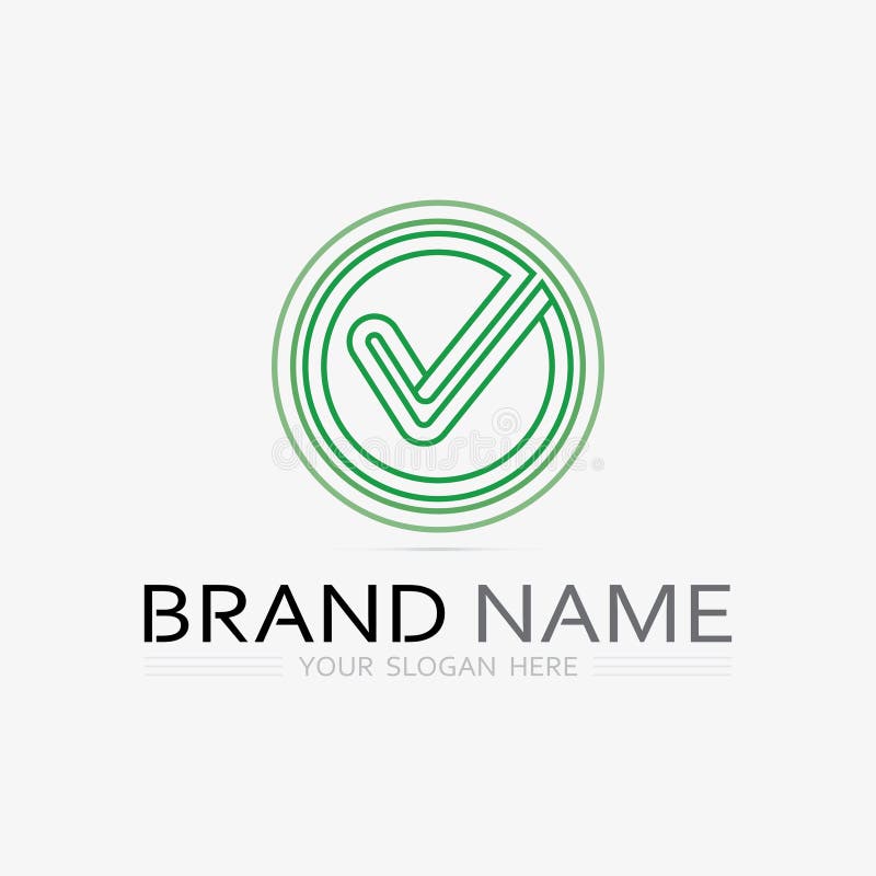 Check Mark Symbol and Logo Icon Stock Photo - Image of symbol ...