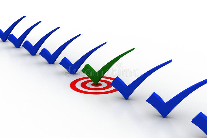 Target Checkmark Stock Illustrations – 571 Target Checkmark Stock ...