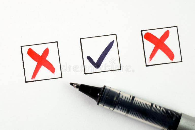 Check mark/tick in a box stock image. Image of design - 15598311