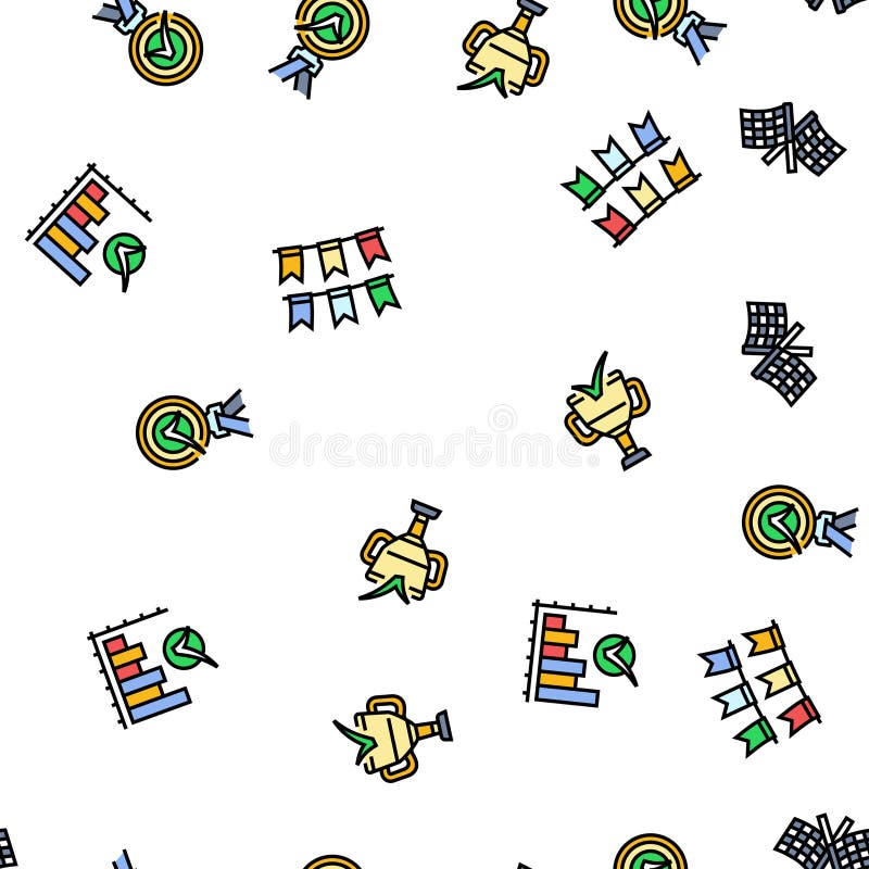 Check Mark Tick Ok Seamless Pattern Vector Stock Illustration ...