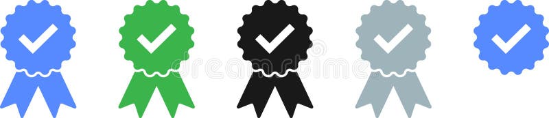 Check Mark Tick Verification Icon Symbol Vector. Verified Check Mark ...