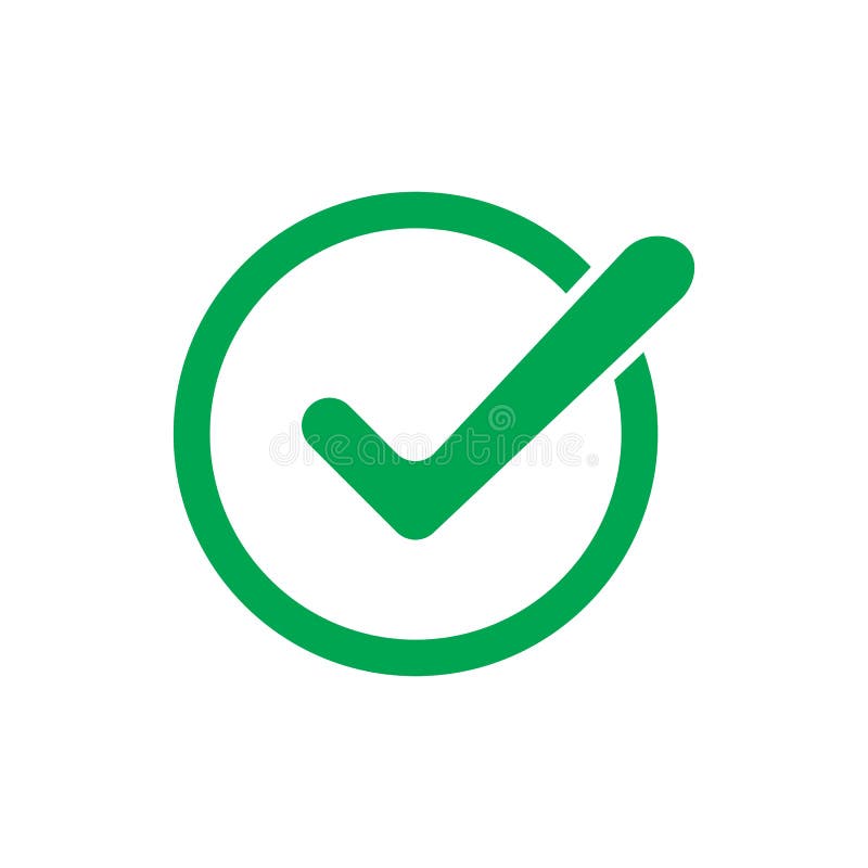 Check Mark or V Letter Logo Stock Vector - Illustration of agree ...