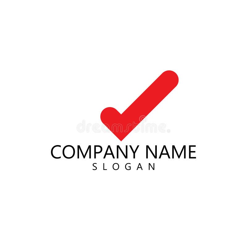 Check mark V Letter Logo stock vector. Illustration of correct - 183620386