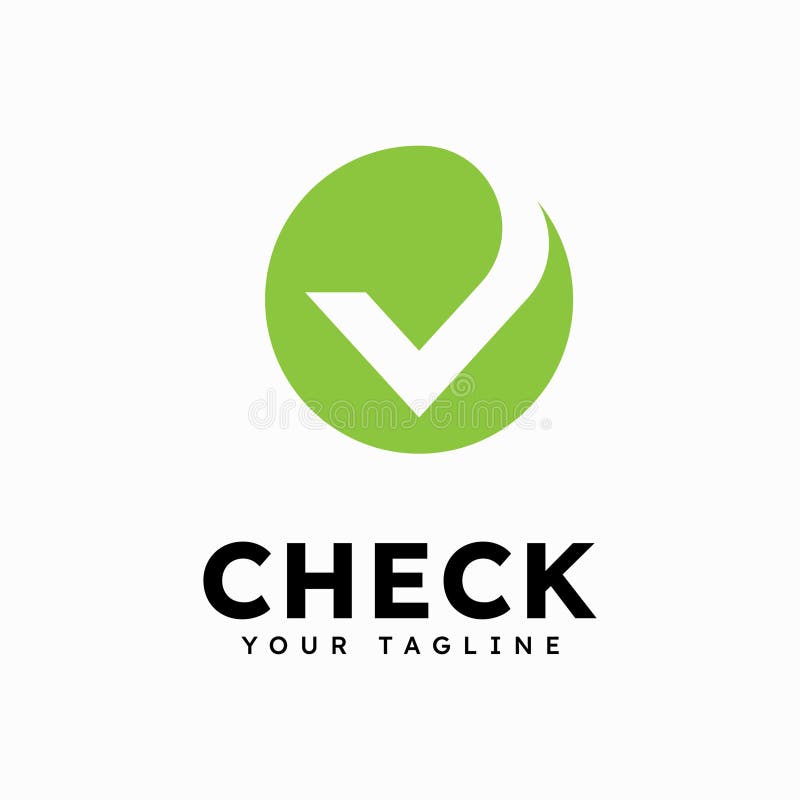 Check Mark V Logo Design Symbol Stock Vector - Illustration of approved ...
