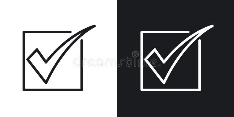 Check mark vecor icon set stock vector. Illustration of logo - 340494823