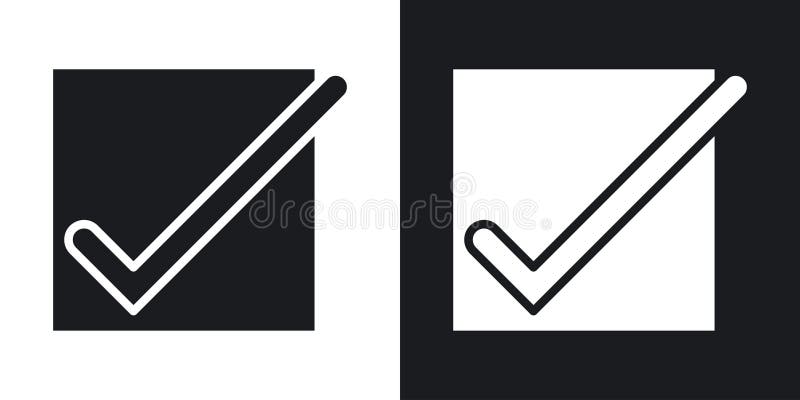 Check mark vecor icon set stock vector. Illustration of concept - 340660223