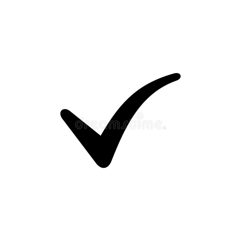 Check Mark . Check Mark Icon. Tick Mark Symbol Vector Stock Vector ...