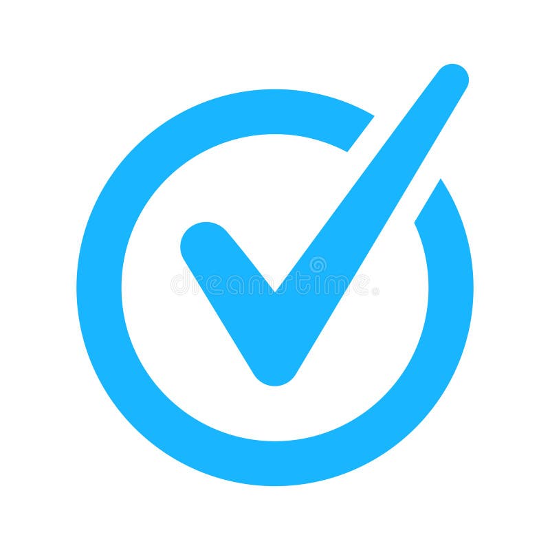 Checkmark Tick Sign Illustration Stock Vector - Illustration of agree ...