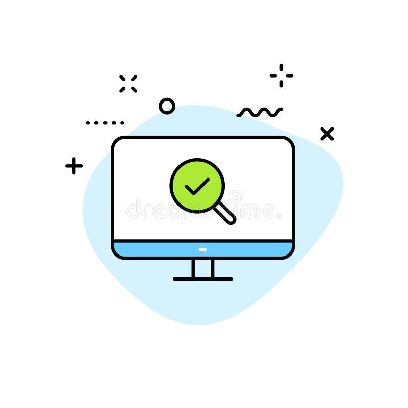 Check Mark Web Icons in Line Style. Stamp, Check List, Verified ...