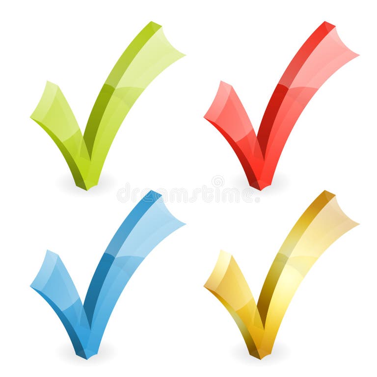 Check Marks stock vector. Illustration of agreement, modern - 26801965