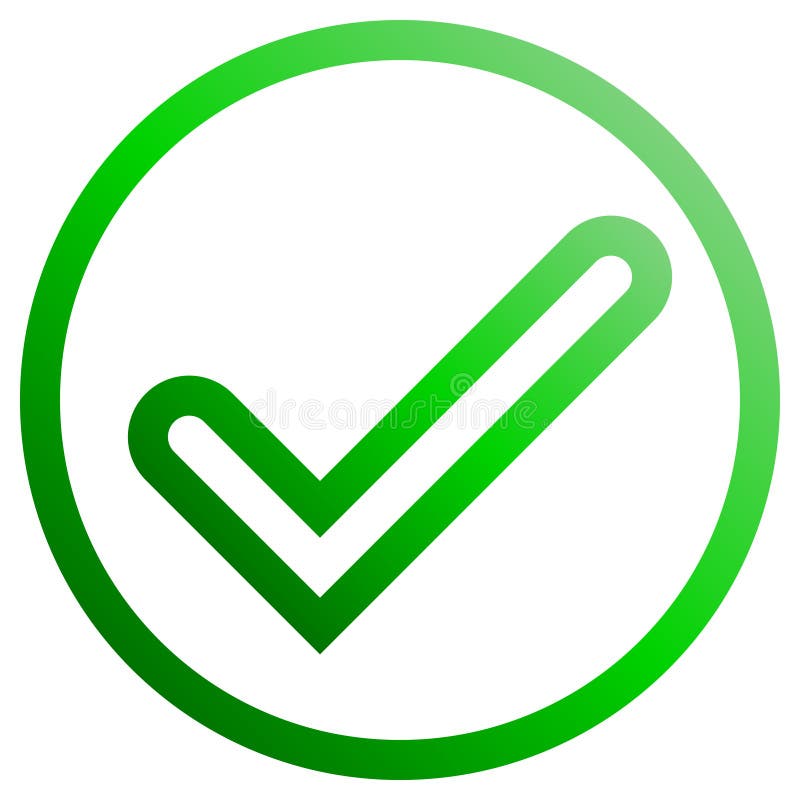 Check Marks - Red Cross Icon Inside of Circle - Vector Stock Vector ...