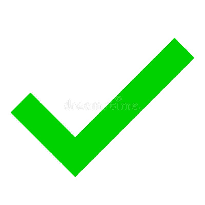 Check Marks - Green Tick Icon Simple - Vector Stock Vector ...