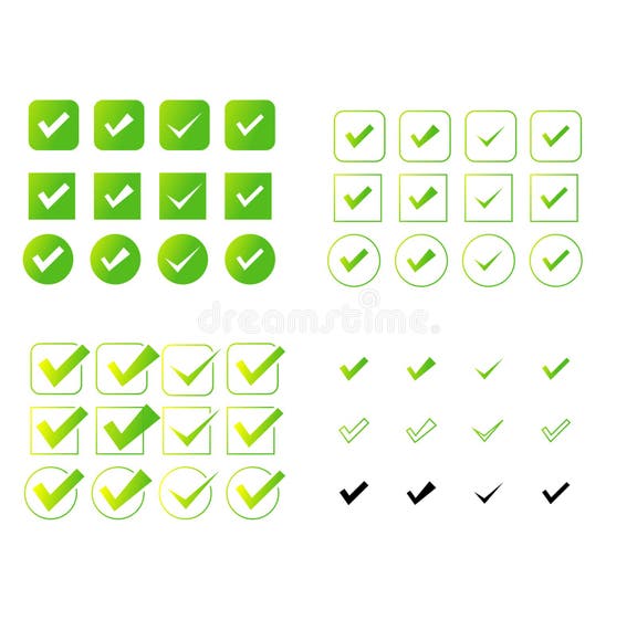 Different Varian Checklist Stock Illustrations – 1 Different Varian ...