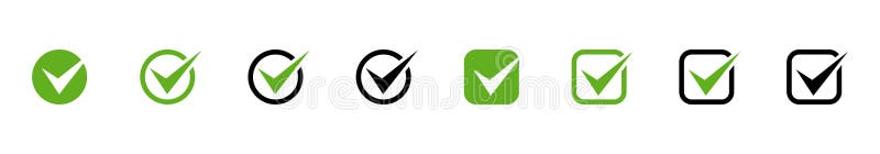 Check Marks. Check Mark Vector Icons Collection. Business Icons. Check ...