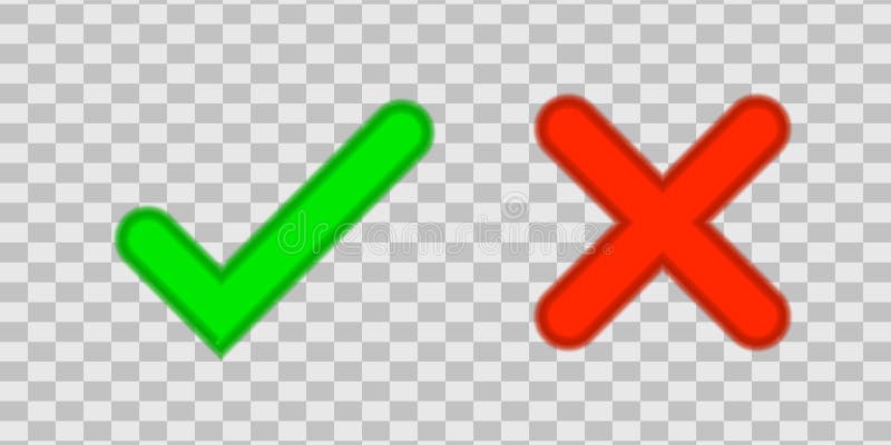 Check marks yes and no. stock vector. Illustration of green - 123735409 Check marks yes and no. stock vector. Illustration of green - 123735409