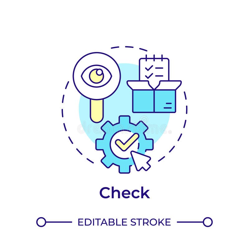 PDCA RGB color icon stock vector. Illustration of infographic - 318609337