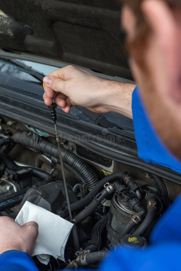 Oil check stock photo. Image of auto, maintenance, transportation - 8989548