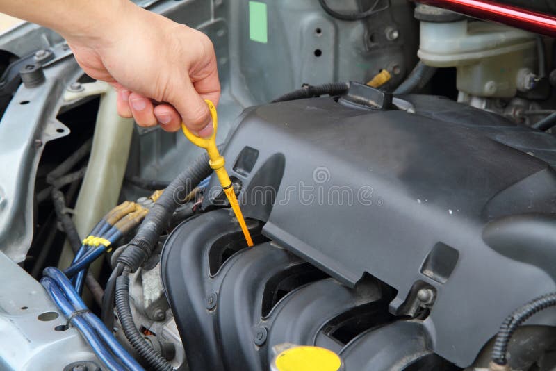 Check oil machine stock image. Image of engine, level - 75880305