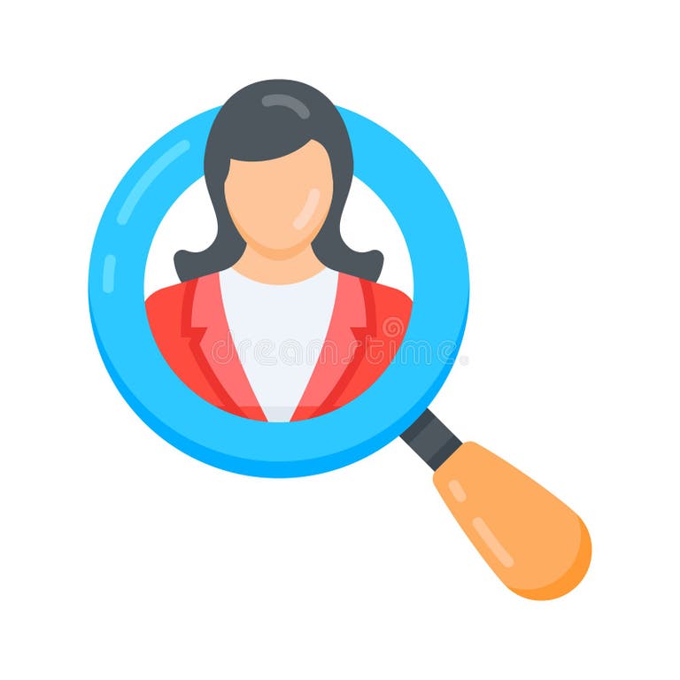 Check Out this Flat Icon Showing Find Candidate Stock Vector ...