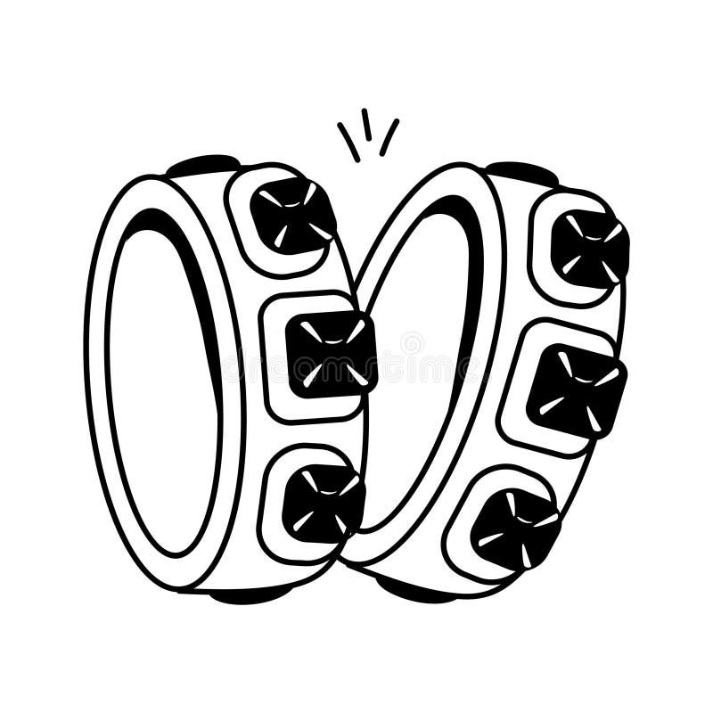 Check Out this Handy Icon of Bangles in Trendy Style Stock Vector ...