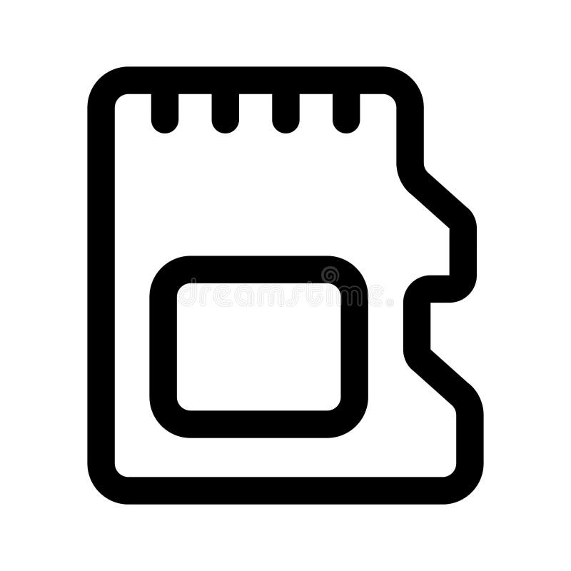 Check Out this Icon of Memory Card in Editable Style Stock Vector ...