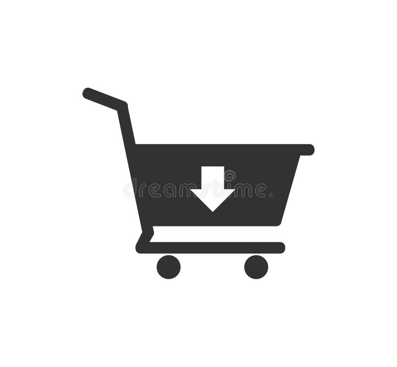 Check Out Shopping Cart Vector Icon Logo Design Stock Illustration ...