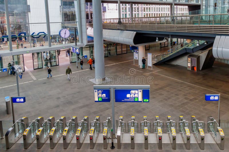 Check in and Out for Train Travel Inside the Central Station in the ...