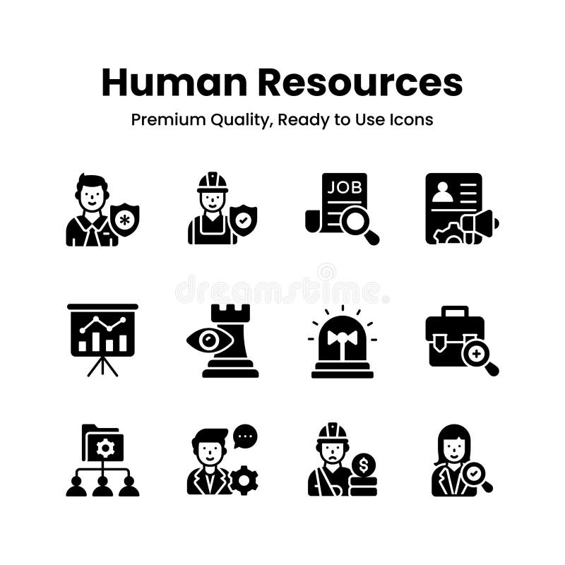 Check Out these Vector Icons of Employees and Job Seekers that are ...