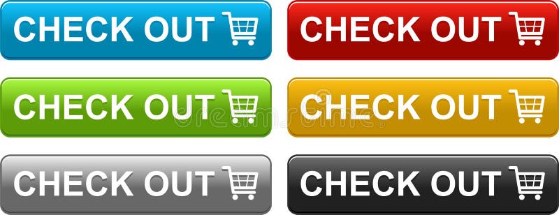 Glossy Buttons Check Symbol Stock Vector - Illustration of colorful ...