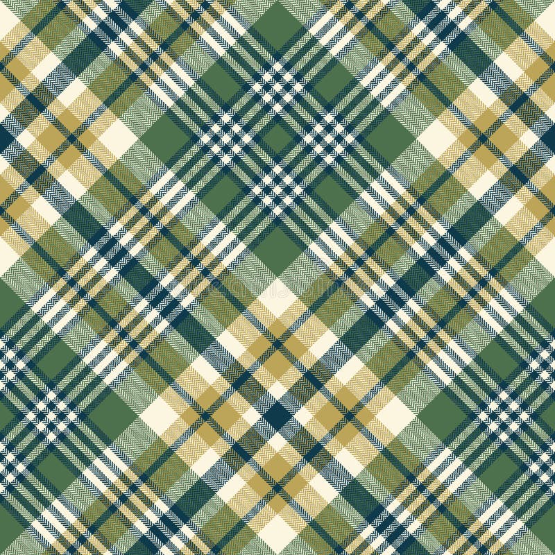 Check Pattern Herringbone in Green and Gold. Seamless Large Spring ...