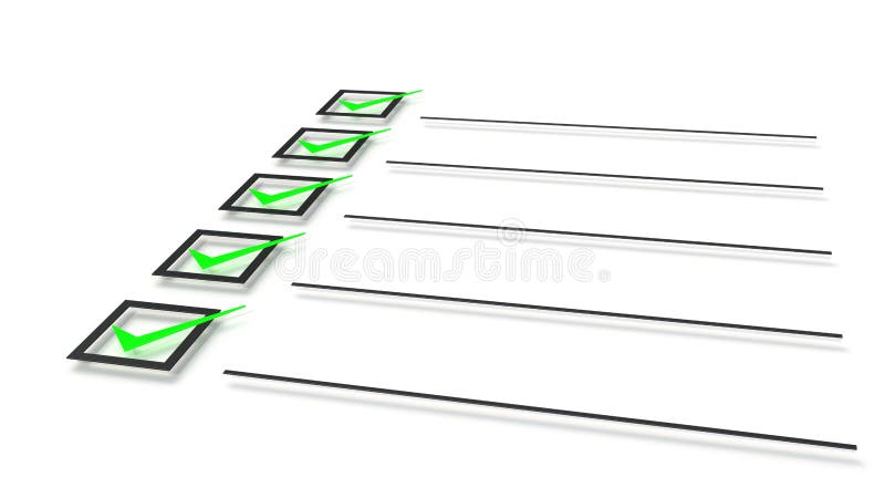 Check a pencil stock illustration. Illustration of business - 48475850