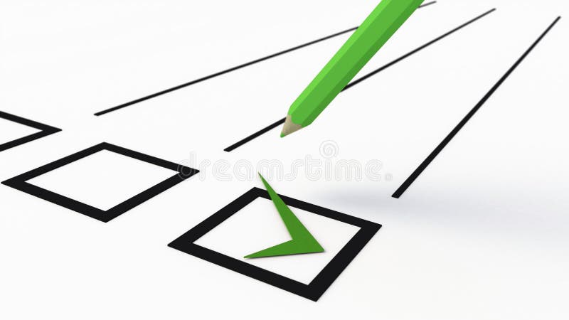 Check a pencil stock illustration. Illustration of pencil - 48475849