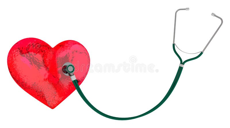 Check phonendoscope heart stock photo. Image of stethoscope - 24981084