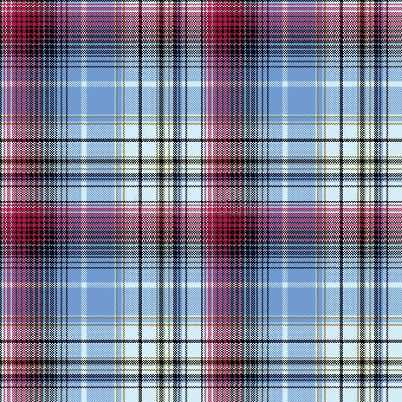 Check Pixel Plaid Textile Texture Seamless Pattern Stock Vector ...