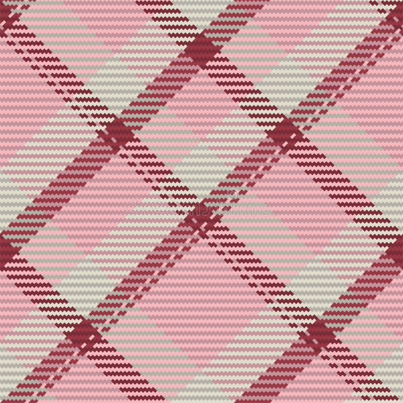 Check Plaid Seamless Fabric Texture. Diagonal Print Stock Vector ...