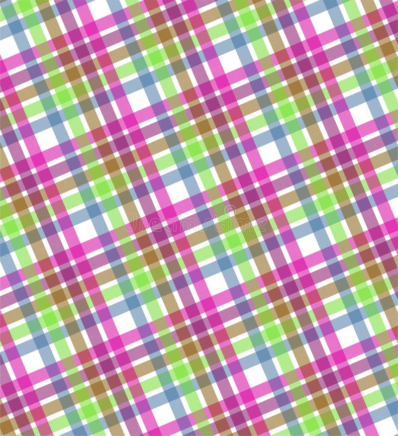 Check Plaid Seamless Pattern. Template for Clothing Fabrics Stock ...