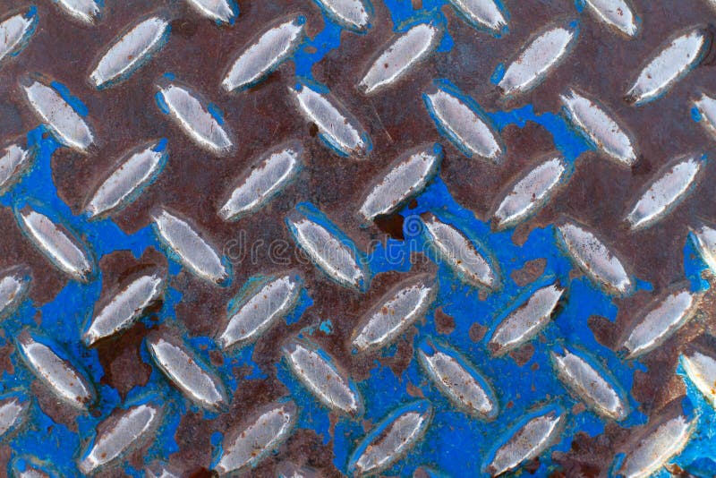 Check plate steel stock image. Image of checker, galvanized - 10697491