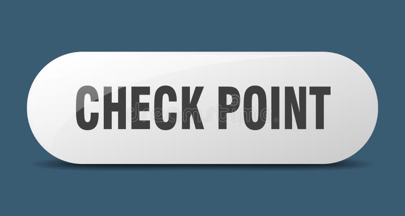 Check Out Button. Rounded Sign On White Background Stock Vector ...