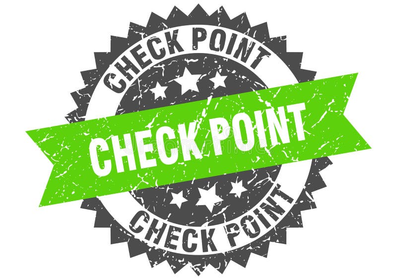 Check Point Stamp. Check Point Grunge Round Sign Stock Vector ...