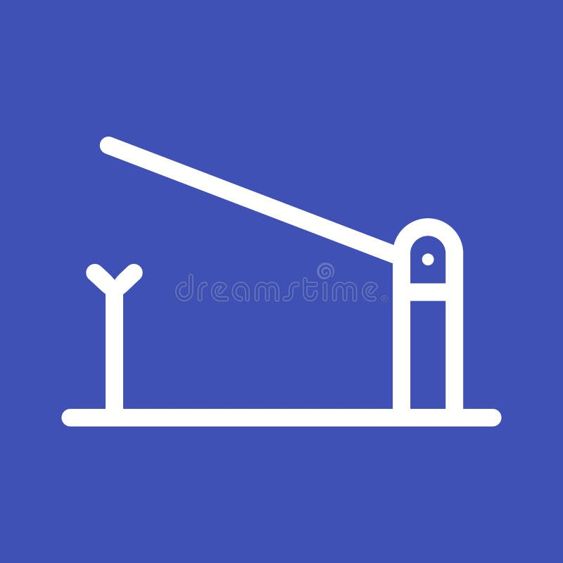 Check Post Barrier stock vector. Illustration of barrier - 83304852