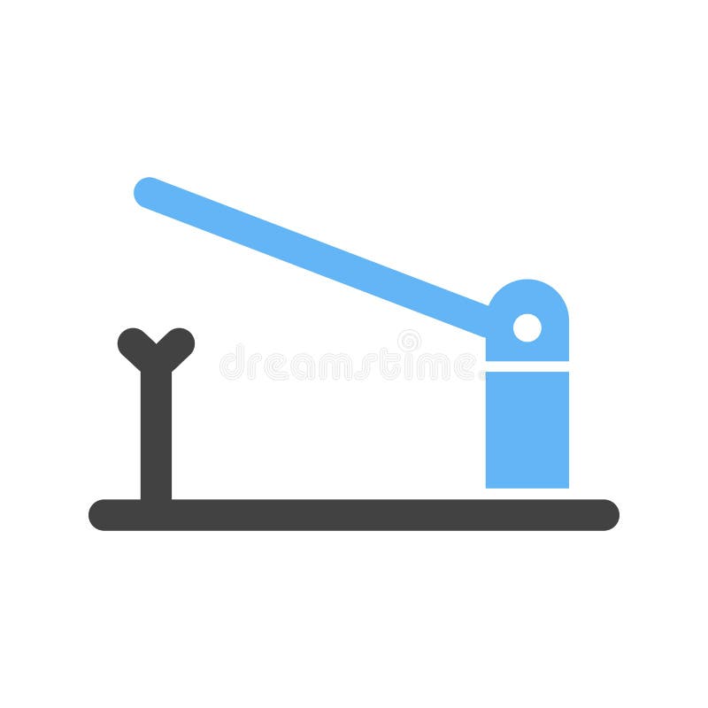 Check Post Barrier stock vector. Illustration of urban - 85813912