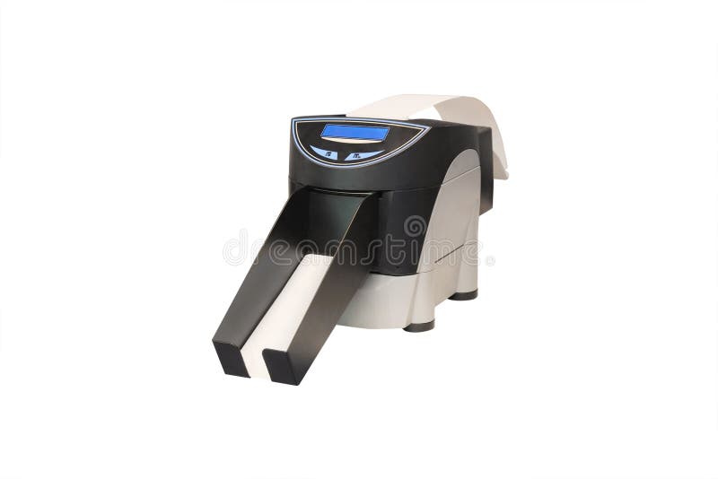 Check printing machine stock photo. Image of business - 39055412